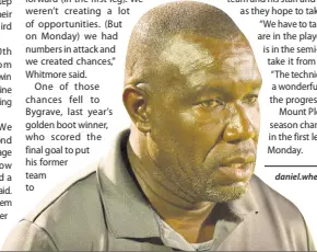 Whitmore dreams of fulfilling Mt Pleasant promise - PressReader