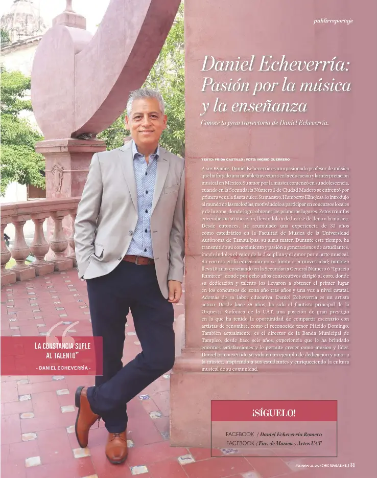 Daniel Echeverría: Pasión por la música y la enseñanza - PressReader