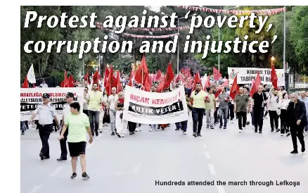 Protest against ‘poverty, corruption and injustice’ - PressReader