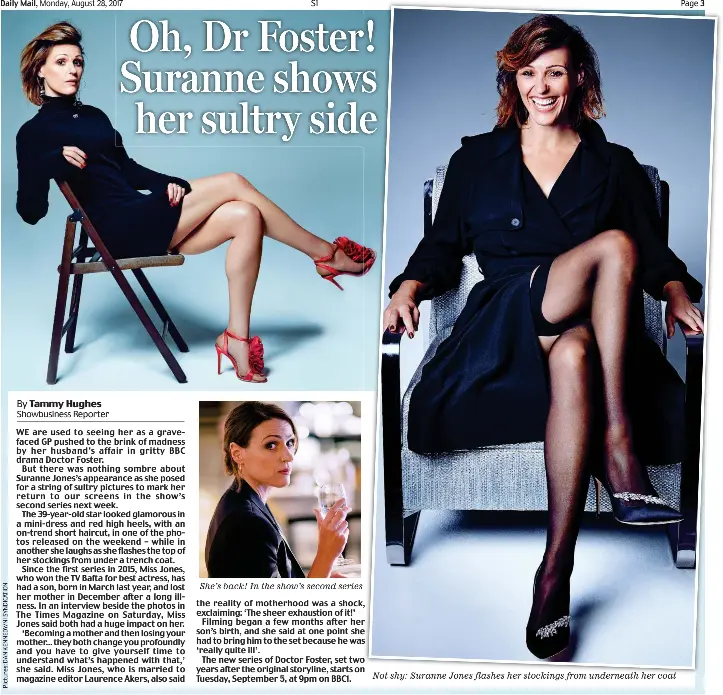 Oh, Dr Foster! Suranne shows her sultry side - PressReader