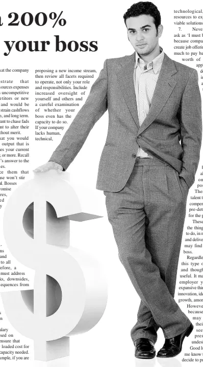 How to pitch a 200% salary increase to your boss - PressReader