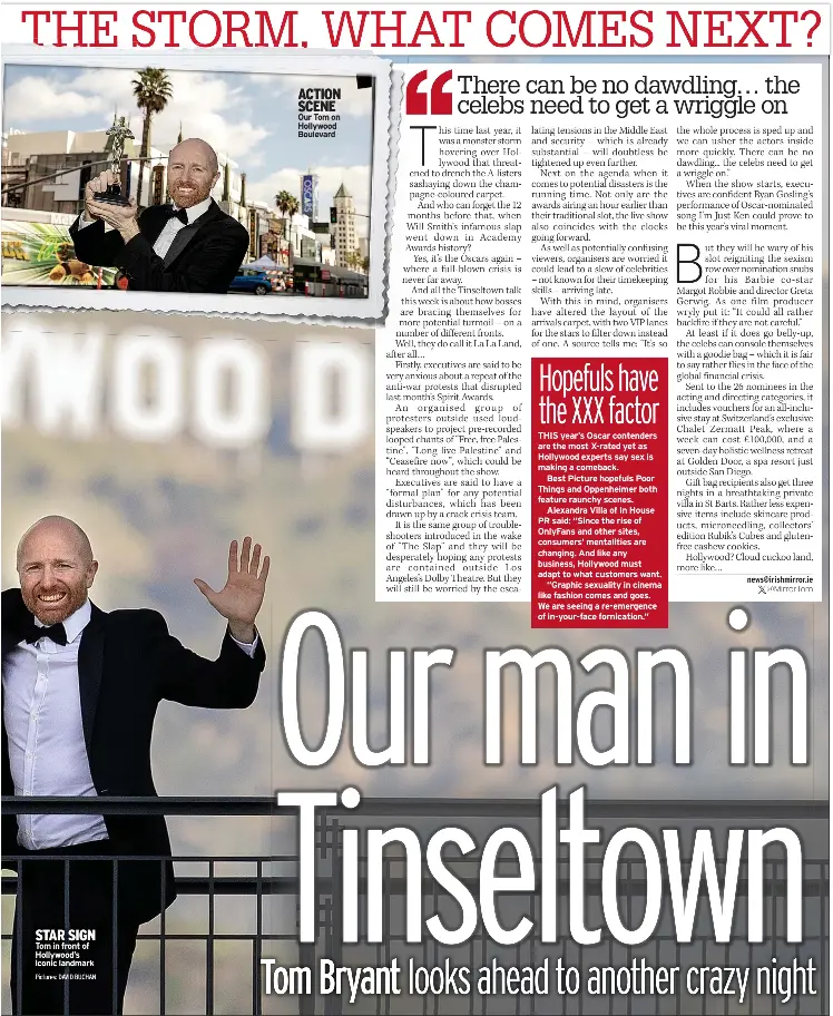 Our man in Tinseltown looks ahead to another crazy night - PressReader