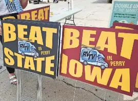 Organizers gear up for RVTV Perry tailgate celebratio­n on Monday ...