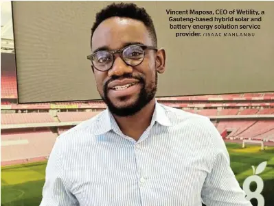 Maposa amped after Wetility wows investors - PressReader