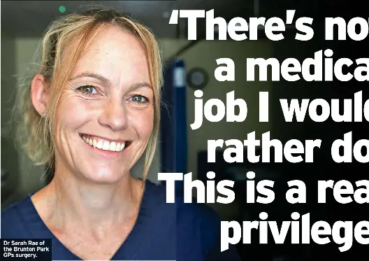 ‘There’s not a medical job I would rather do. This is a real privilege ...