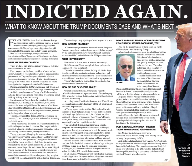 INDICTED AGAIN. - PressReader