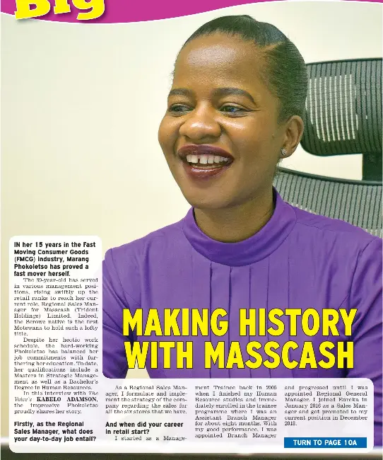 MAKING HISTORY WITH MASSCASH - PressReader