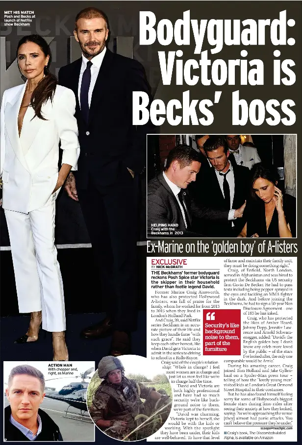 Bodyguard: Victoria is Becks’ boss - PressReader