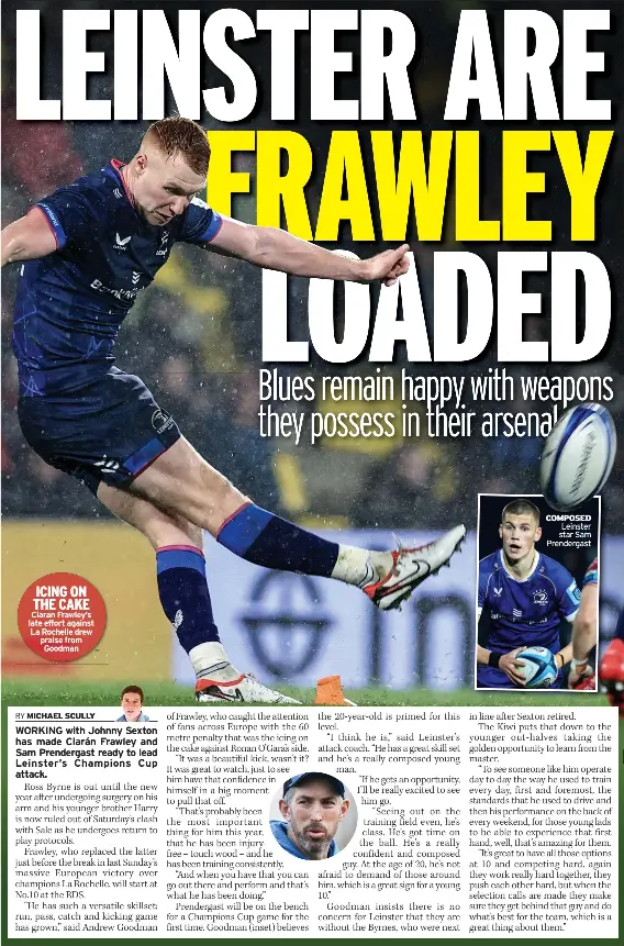 LEINSTER ARE FRAWLEY LOADED - PressReader