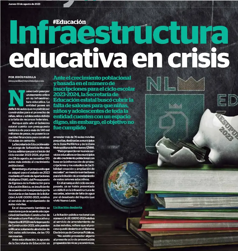 Infraestru­ctura educativa en crisis - PressReader