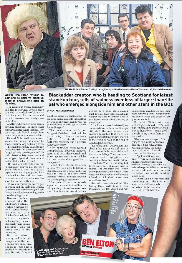 COMEDY WRITER BEN ELTON REVEALS C - PressReader