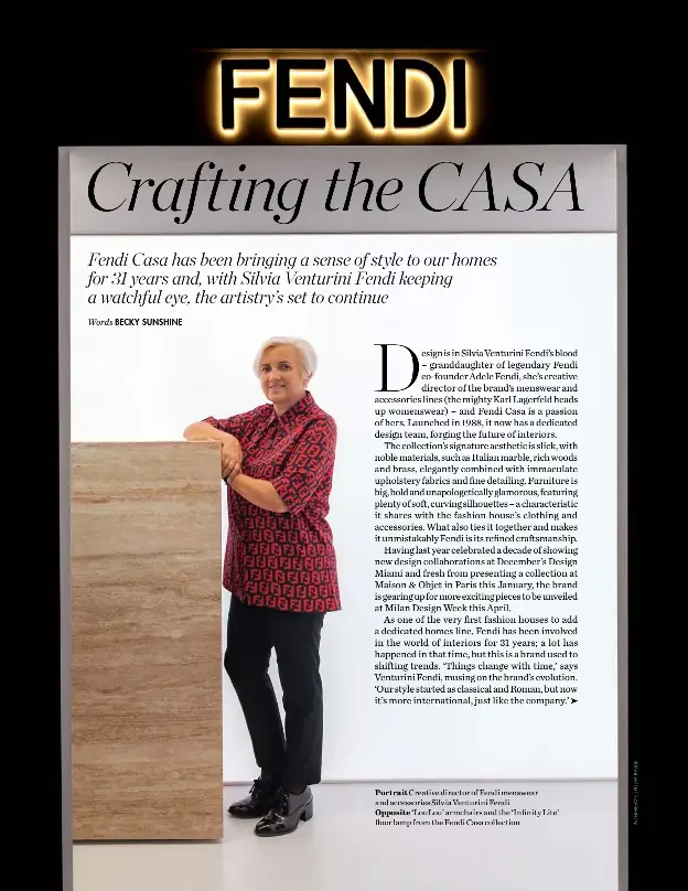 Fendi: crafting the Casa Silvia Venturini Fendi discusses the fashion ...