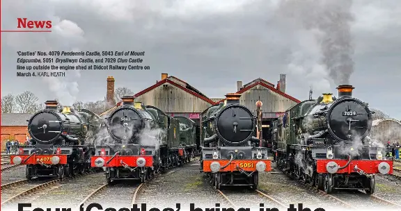 Four ‘Castles’ bring in the crowds at Didcot museum - PressReader