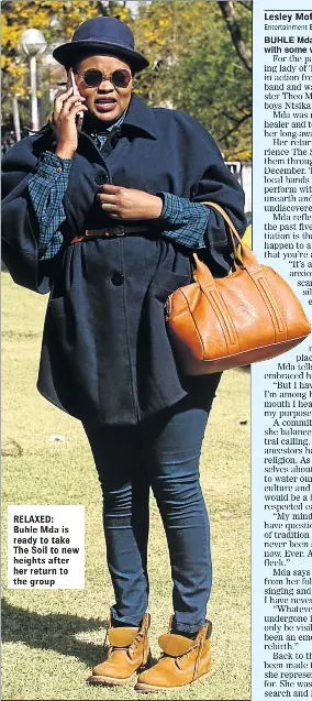Buhle returns to The Soil - PressReader