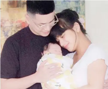 AERIEL GARCIA AND PATRICK SUGUI WELCOME FIRST CHILD - PressReader