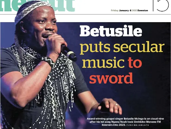 Betusile puts secular music to sword - PressReader