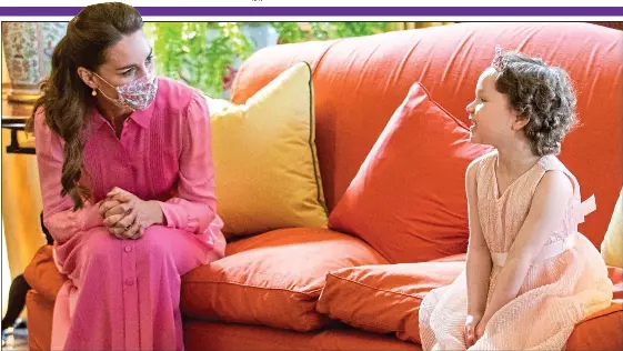 Get better soon, says Mila, 8, whose pain touched Kate’s heart ...