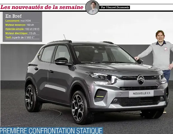 PREMIÈRE CONFRONTAT­ION STATIQUE La nouvelle Citroën - PressReader