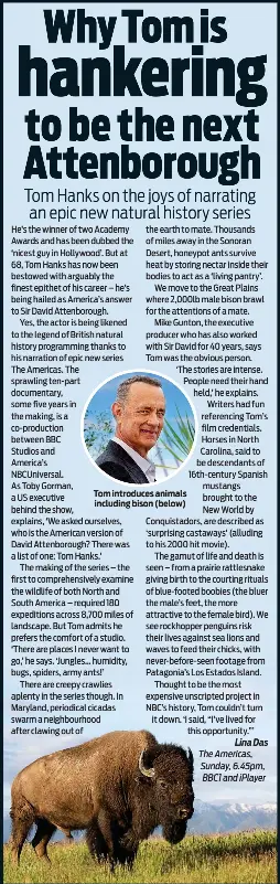 WHY TOM IS HANKERING TO BE THE NEXT ATTENBOROU­GH - PressReader