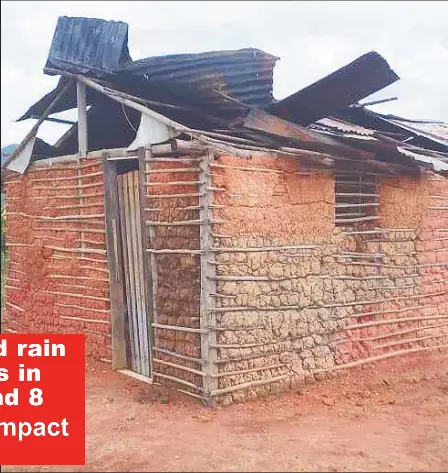 Heavy winds and rain damage homes in regions 6, 7 and 8 - PressReader