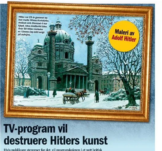 TV-program vil destruere Hitlers kunst - PressReader