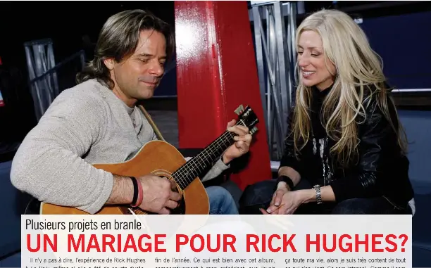 UN MARIAGE POUR RICK HUGHES? - PressReader