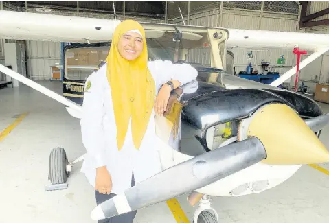 Muslim female pilot soaring on the wings of ambition - PressReader