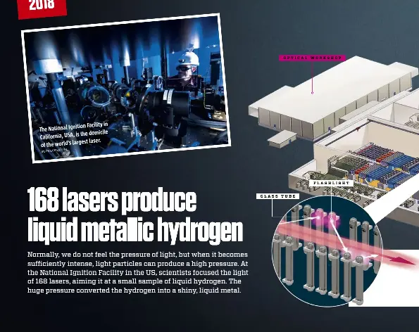 168 lasers produce liquid metallic hydrogen - PressReader