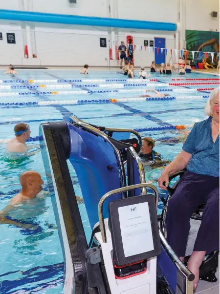 Spinal injury survivor says Pool lift is a ‘ miracle’ - PressReader