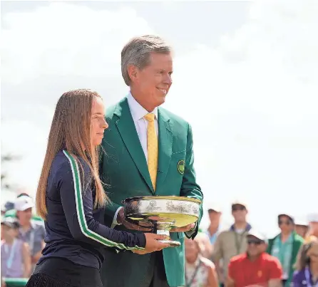 Augusta National in Ridley’s steady hands - PressReader