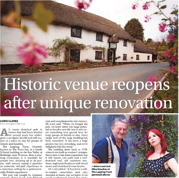 Historic venue reopens after unique renovation - PressReader