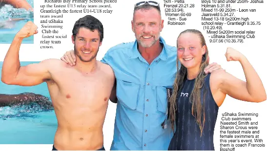 Records tumble at 1000m endurance swim - PressReader