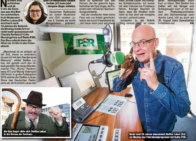 Steffen Lukas verlässt die PSR-Morgenshow - PressReader