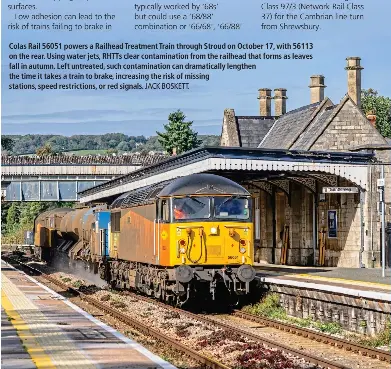 Railhead Treatment Train season in full swing - PressReader