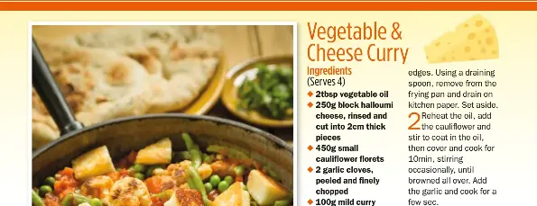 Vegetable & Cheese Curry - PressReader