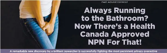 Always Running to the Bathroom? Now There’s a Health Canada Approved ...