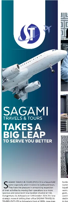 SAGAMI TRAVELS & TOURS TAKES A BIG LEAP - PressReader