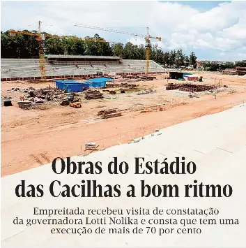 Obras do Estádio das Cacilhas a bom ritmo - PressReader