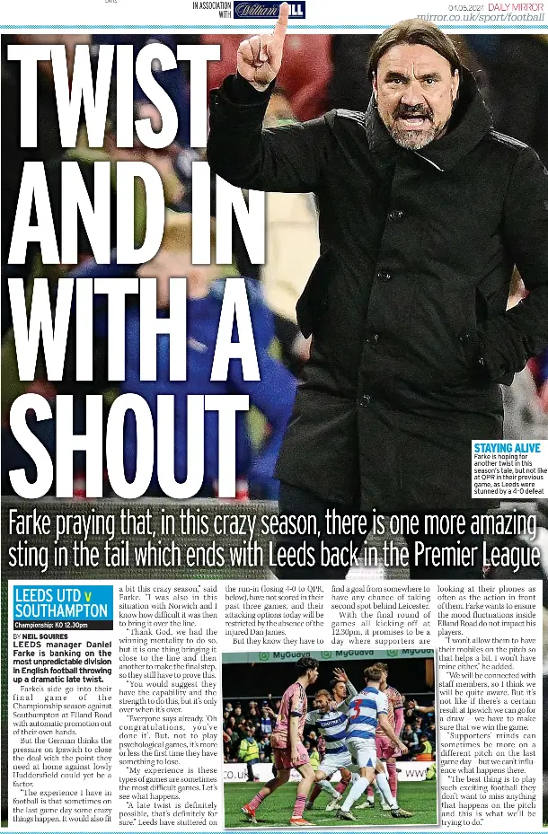 TWIST AND IN WITH A SHOUT - PressReader