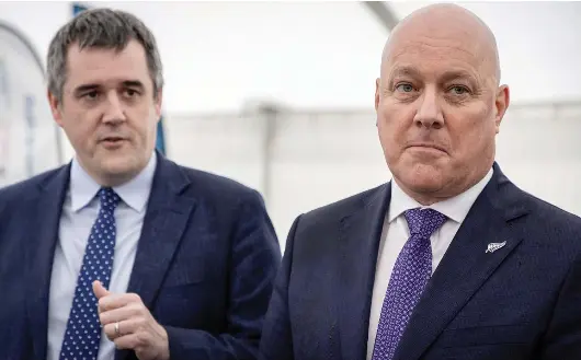 Luxon’s captain’s call increases the peril for Bishop’s ambitions ...