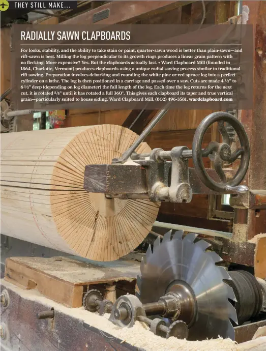 RADIALLY SAWN CLAPBOARDS - PressReader
