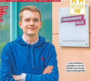 Mobbing! Wie Lukas vom Opfer zum Kämpfer wurde - PressReader