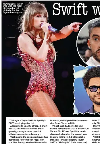 Swift wins Spotify - PressReader