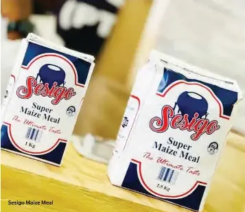 Sesigo Maize meal penetrates local market - PressReader