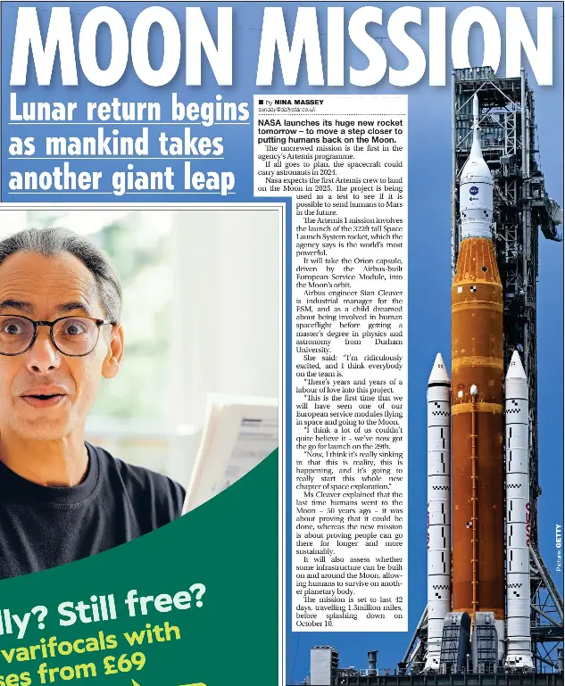 MOON MISSION Lunar return begins - PressReader