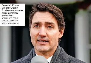 Canada’s Trudeau quits - PressReader