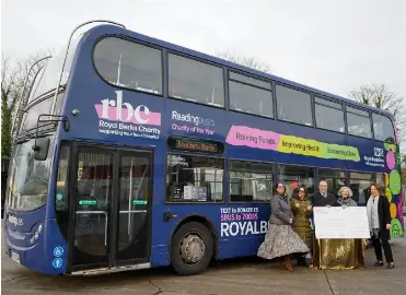 Reading Buses announce recordbrea­king fundraisin­g total for RBH ...