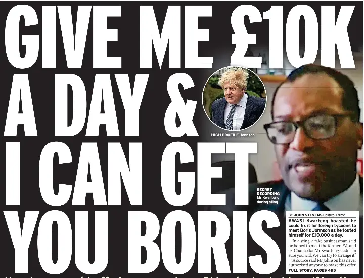 GIVE ME £10K A DAY & I CAN GET YOU BORIS - PressReader