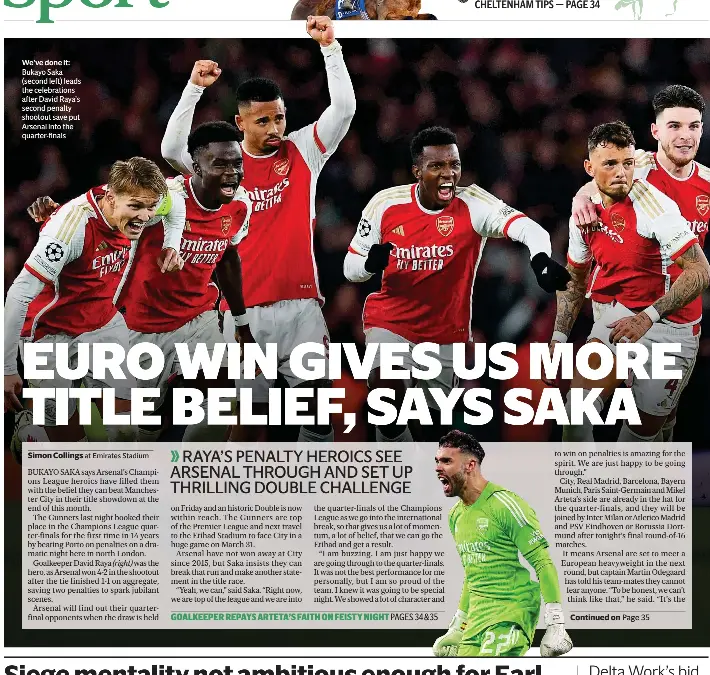 EURO WIN GIVES US MORE TITLE BELIEF, SAYS SAKA - PressReader