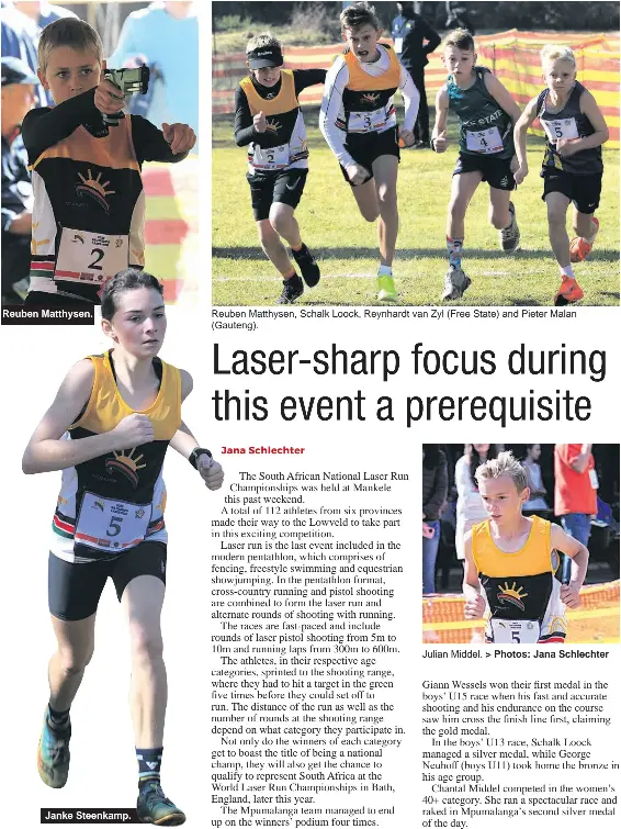 Laser-sharp focus during this event a prerequisi­te - PressReader